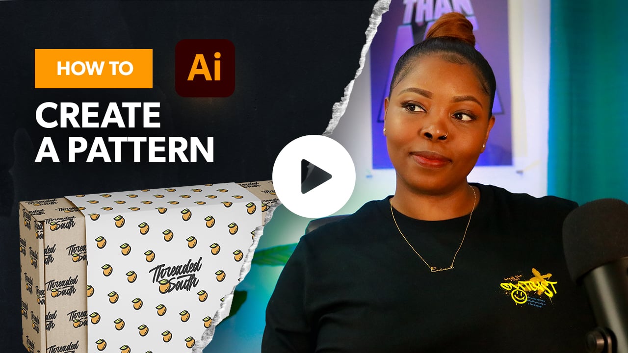 Tutorial: How to Make a Pattern in Illustrator - Threaded South