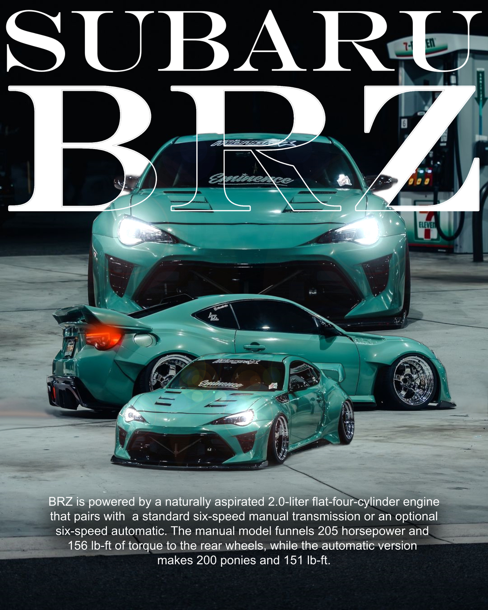Subaru BRZ Poster