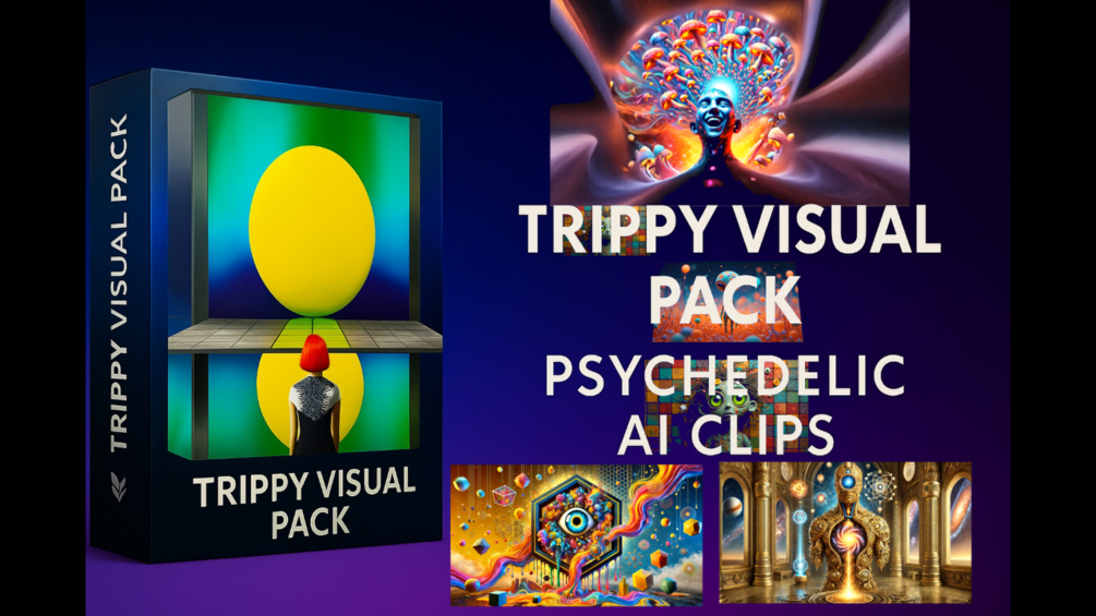 Trippy HD Visual Pack – Psychedelic AI Clips