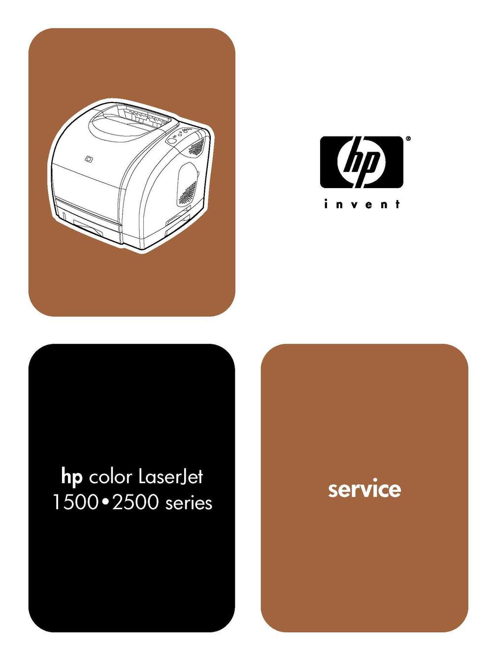 HP Color LaserJet 1500_2500 Series Service & Parts Manual