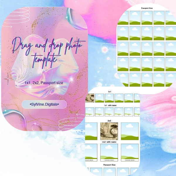 Drag & Drop Photo Templates