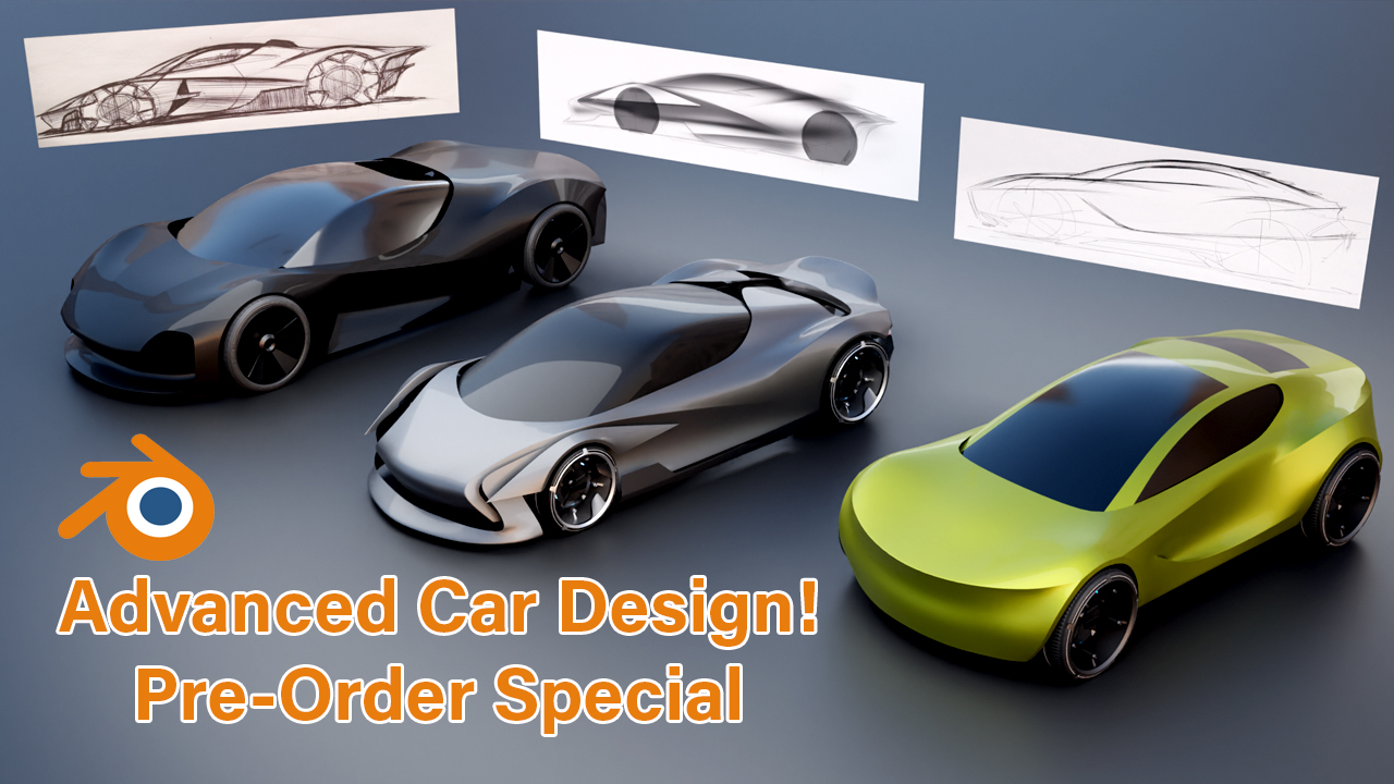 Blender Car Design Mastery! Pre-Order Special Disount 50$ off! - Berk ...