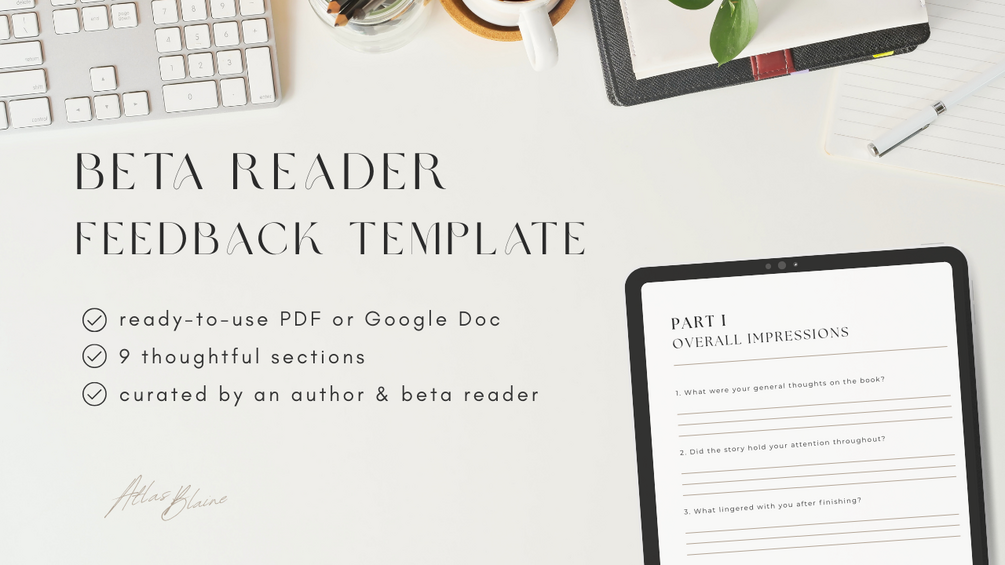 Beta Reader Feedback Template