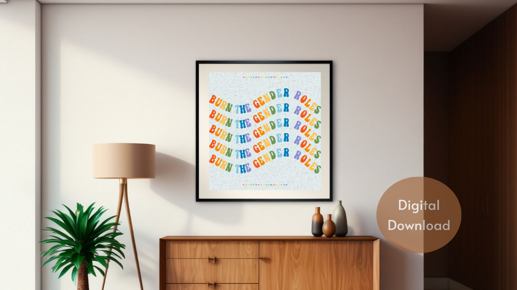 Printable Pride Wall Art | Printable Wall Decor | Digital Download
