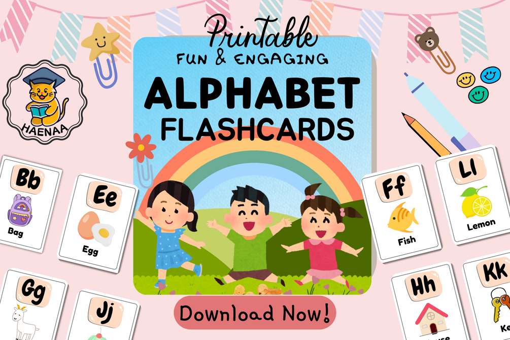 Cute Printable Alphabet Flashcards