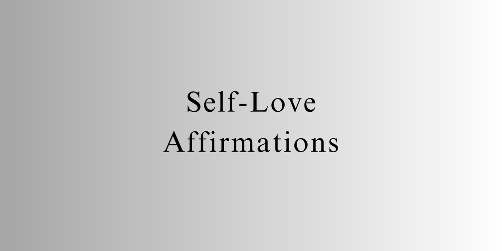 Self-Love & Acceptance Affirmation Pack