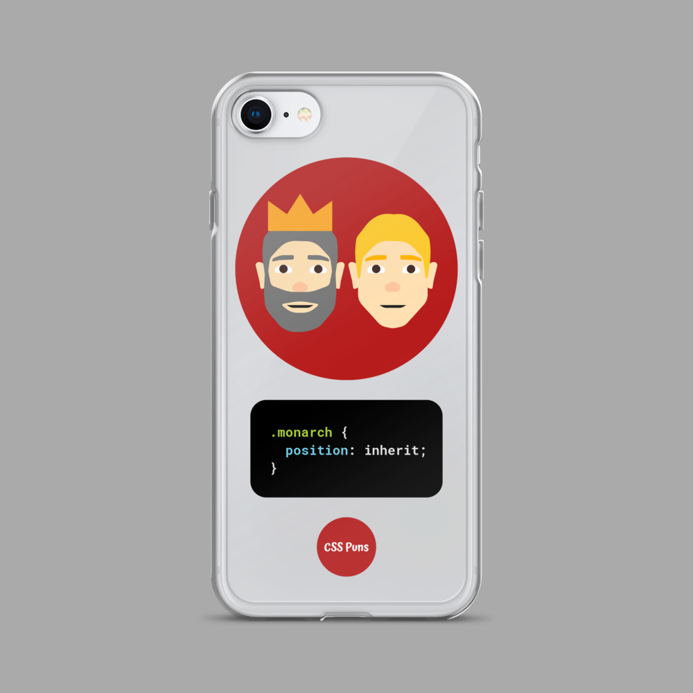 CSS Puns - Monarch - iPhone Case