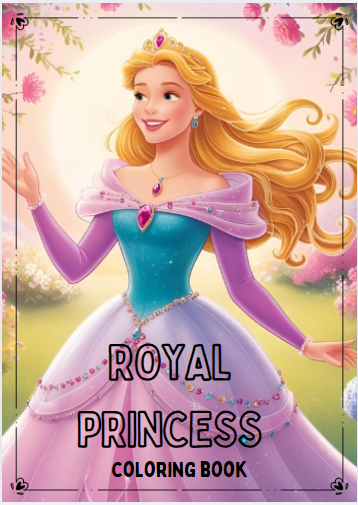 DREAMY ROYAL PRINCESS COLORING BOOK
