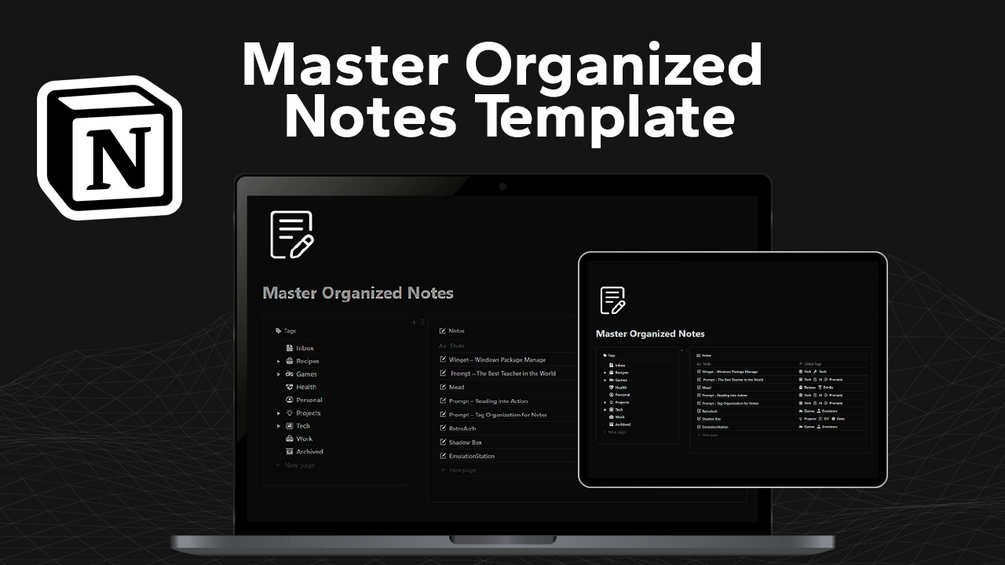 Master Organized Notes