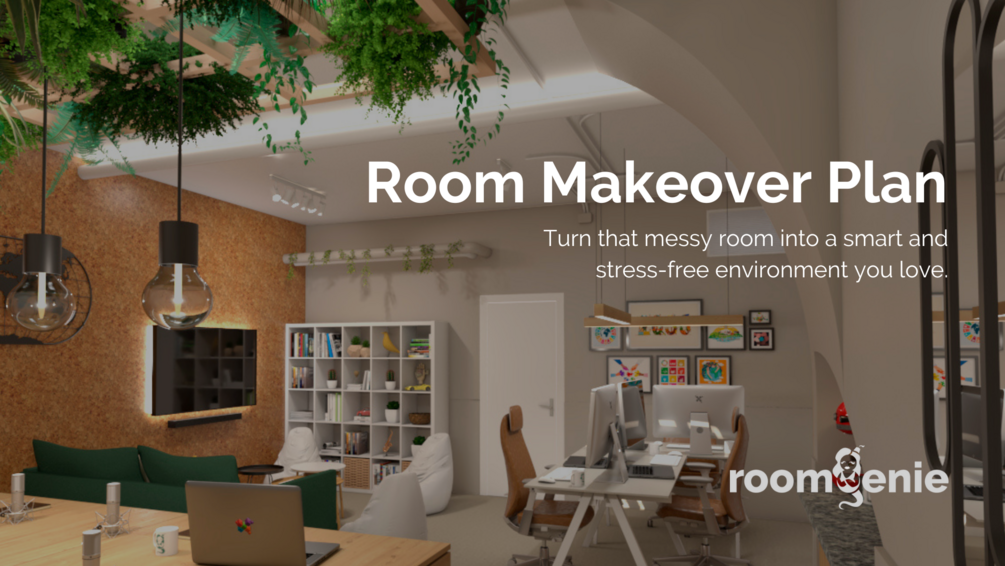 Room makeover plan by RoomGenie