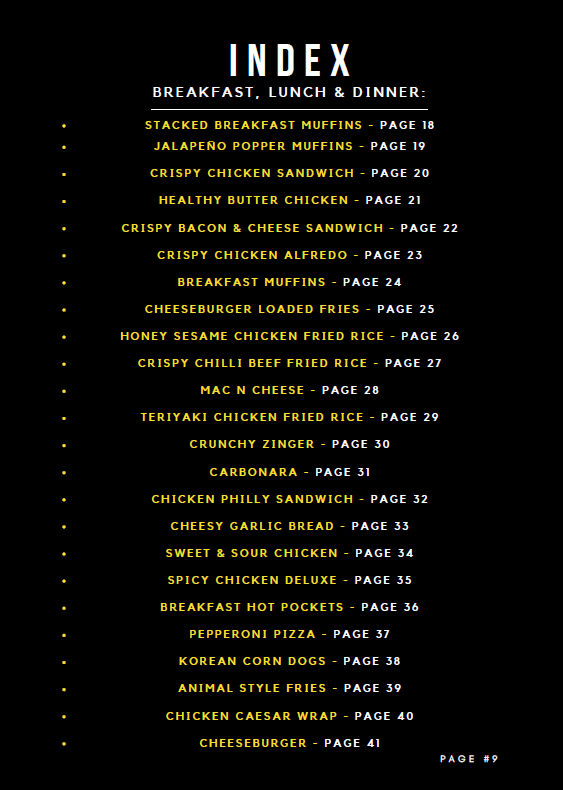 Fakeaway Favourites Cookbook by AussieFitness V1