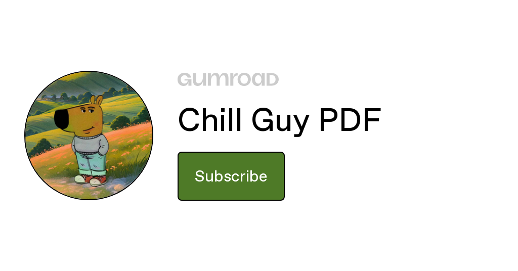 Chill Guy PDF