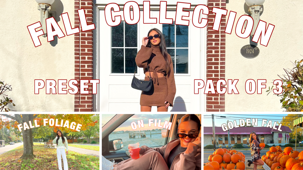 FALL COLLECTION - PRESET PACK OF 3