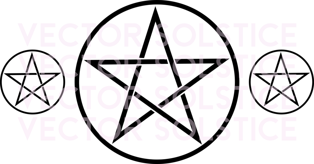 Pentagram SVG Digital Download