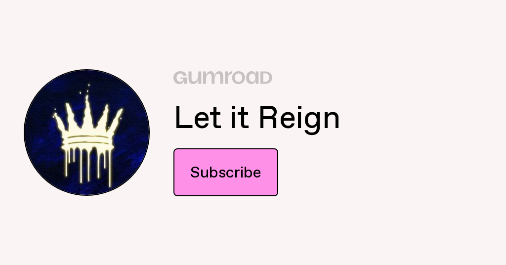 Let it Reign