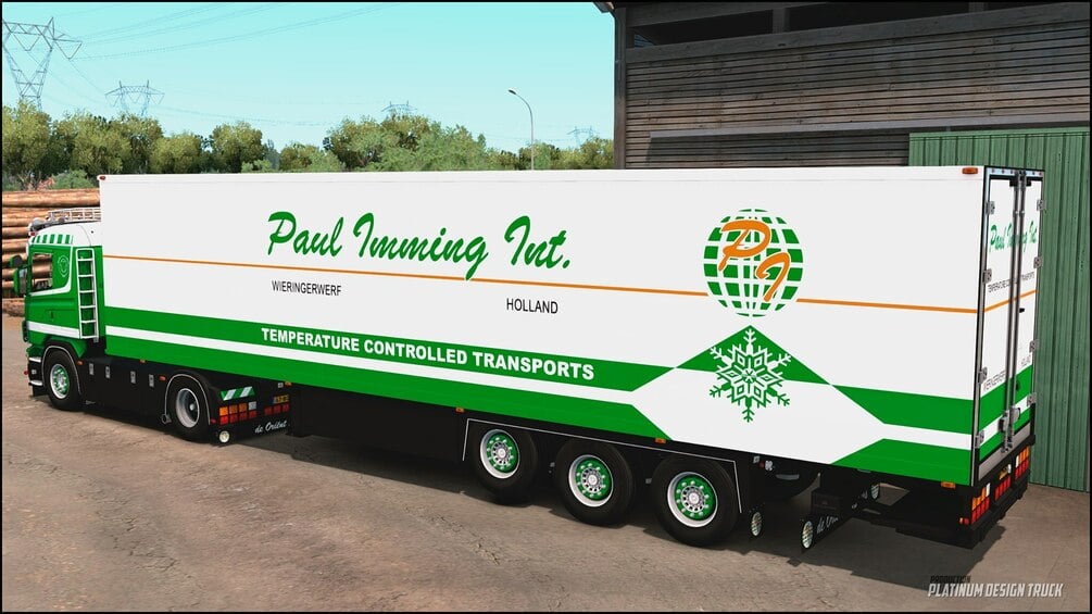 Scania 4series 164 480 + Trailer "Paul Imming Int. Wieringerwerf