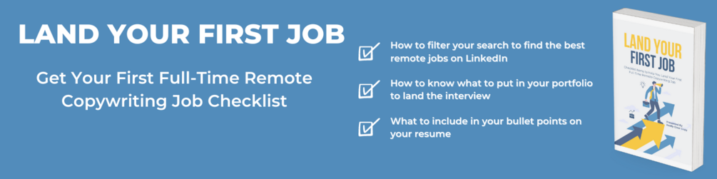 Checklist: Land Your First Full-Time Remote Copywriting Job in 30 Days ...