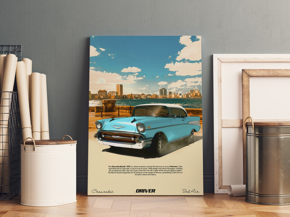 Chevrolet Bel Air 1957 - Cuba Havana Driver Digital Version