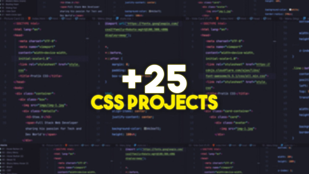 25 CSS ANIMATION PROJECTS