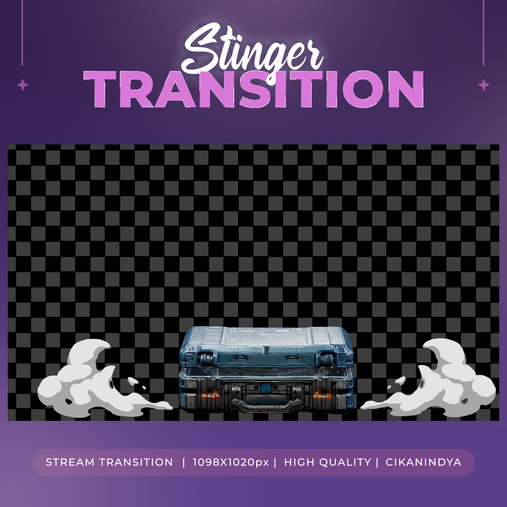 Stinger Transition | Sci-Fi Loot Box Animation for Stream Scenes ...