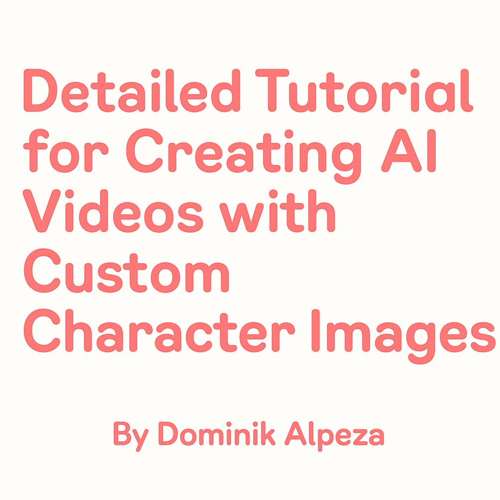 Tutorial for Creating Custom Character Videos