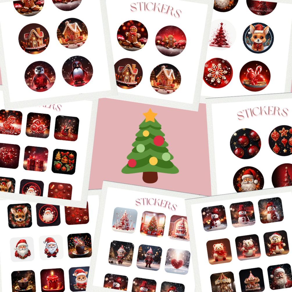 Stickers Navideños (Digitales)