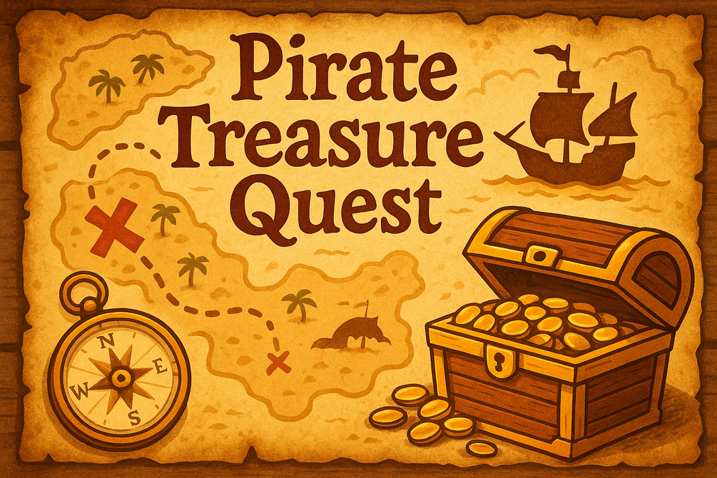 Pirate Treasure Quest ( 6-Letter Series)