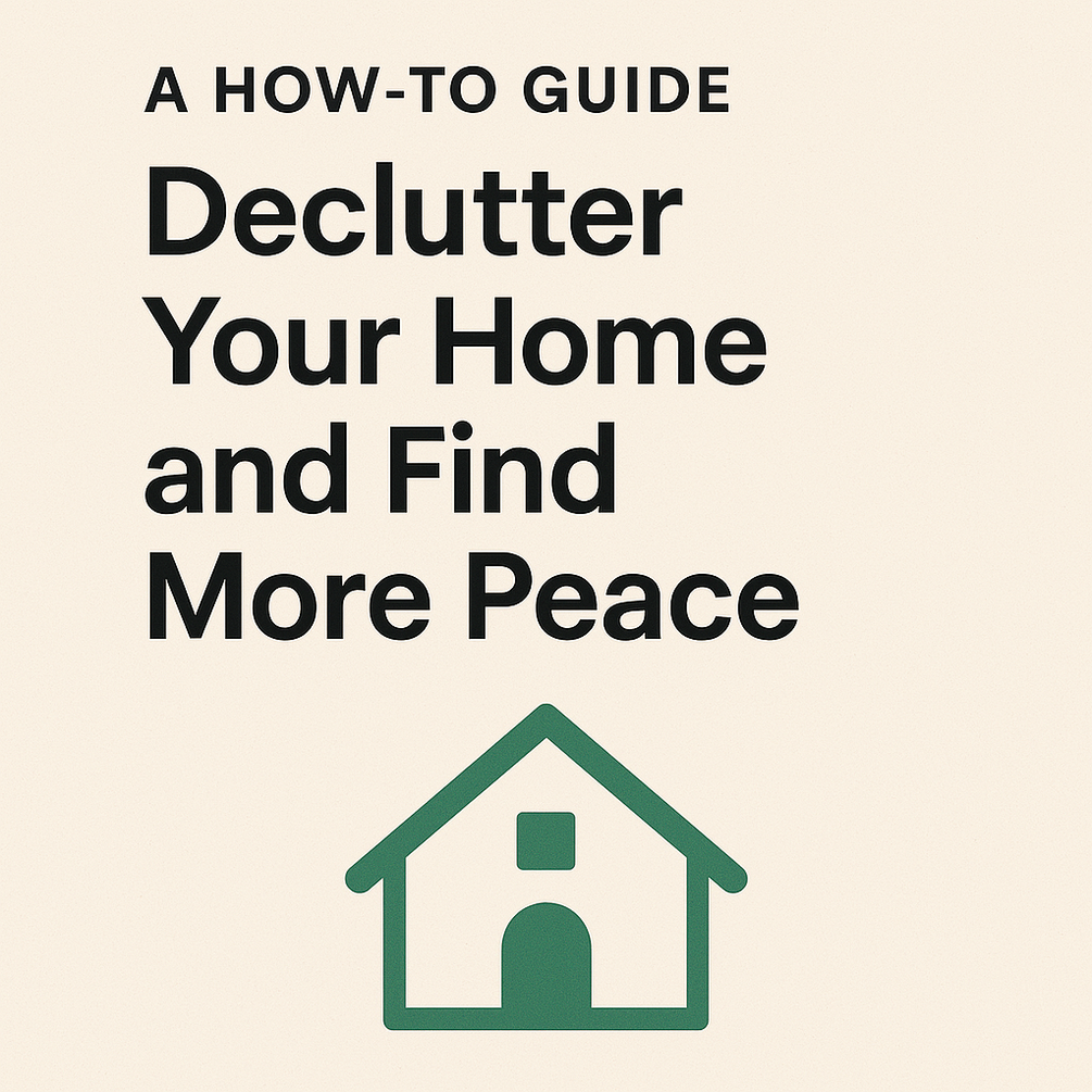 A HOW TO GUIDE DECLUTTER YOUR HOME AND FIND MORE PEACE
