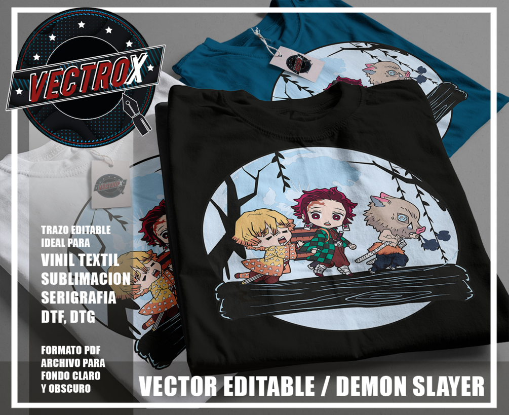 Vector Editable - Demon Slayer Matata Anime