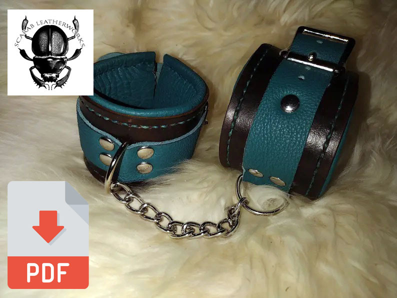 Leather Handcuff PDF Pattern