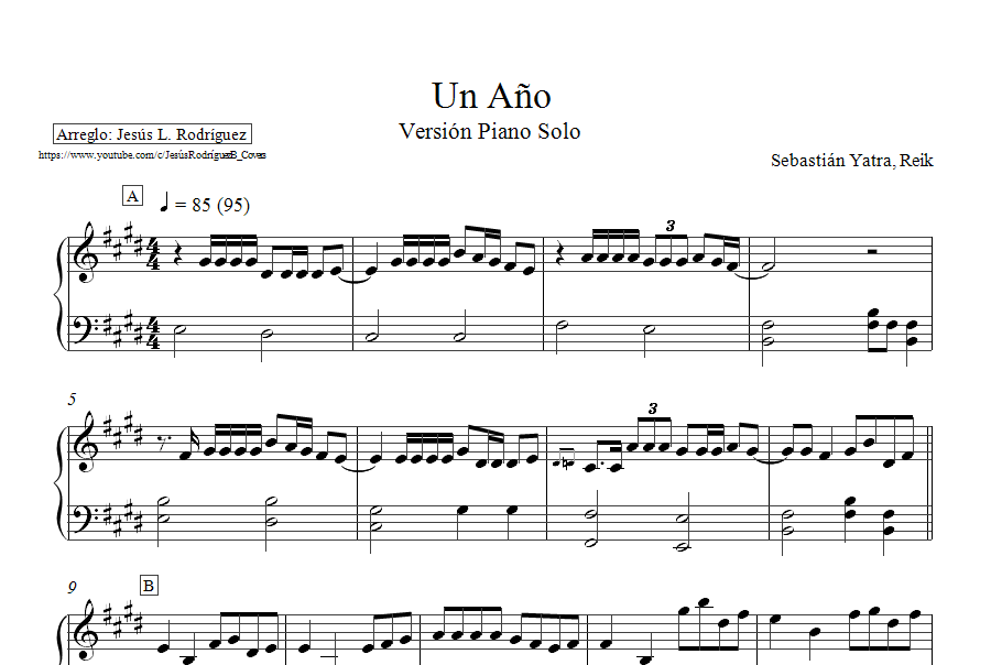 Un Año - Sebastián Yatra, Reik