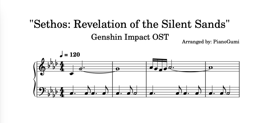 Genshin Impact Demo - "Sethos: Revelation of the Silent Sands" - EASY ...