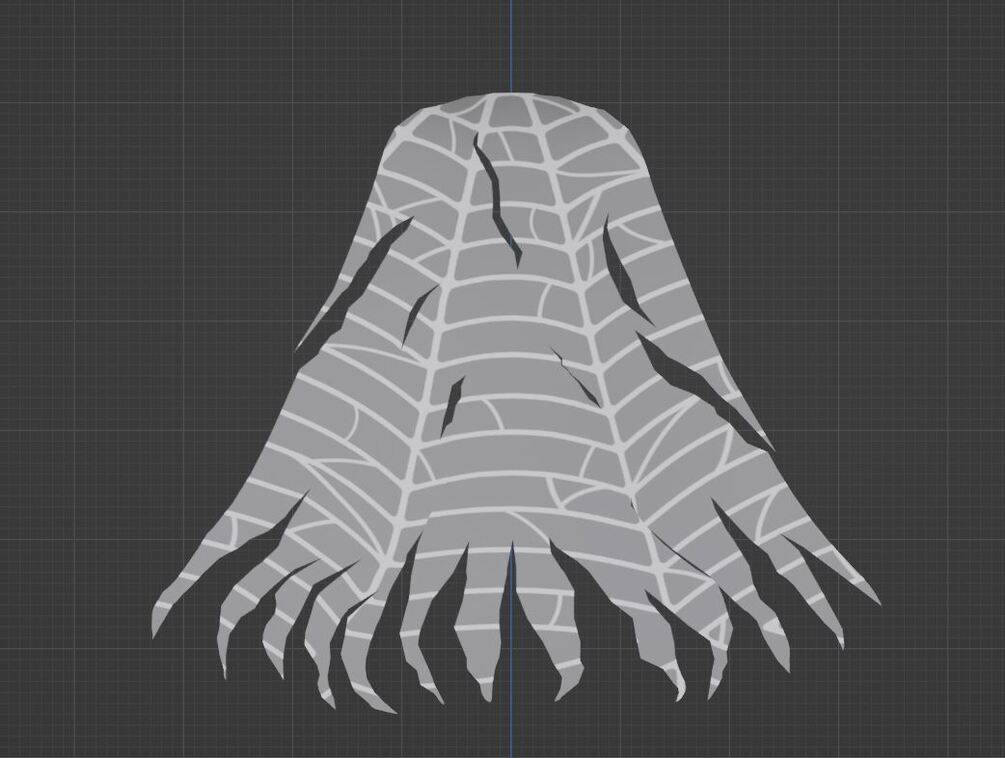 Torn WebCape FBX Model