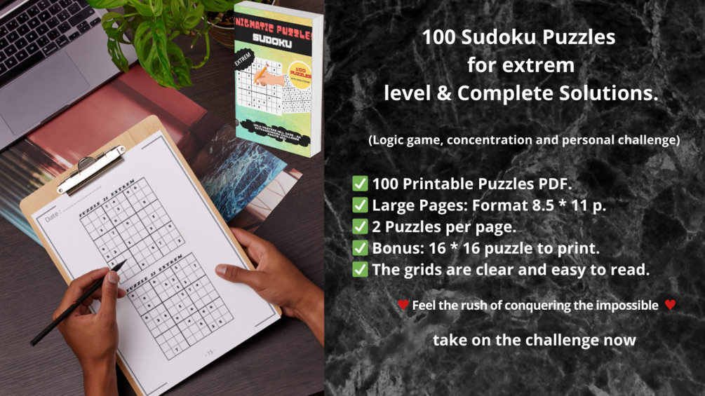 ENIGMATIC PUZZLES SUDOKU EXTREM