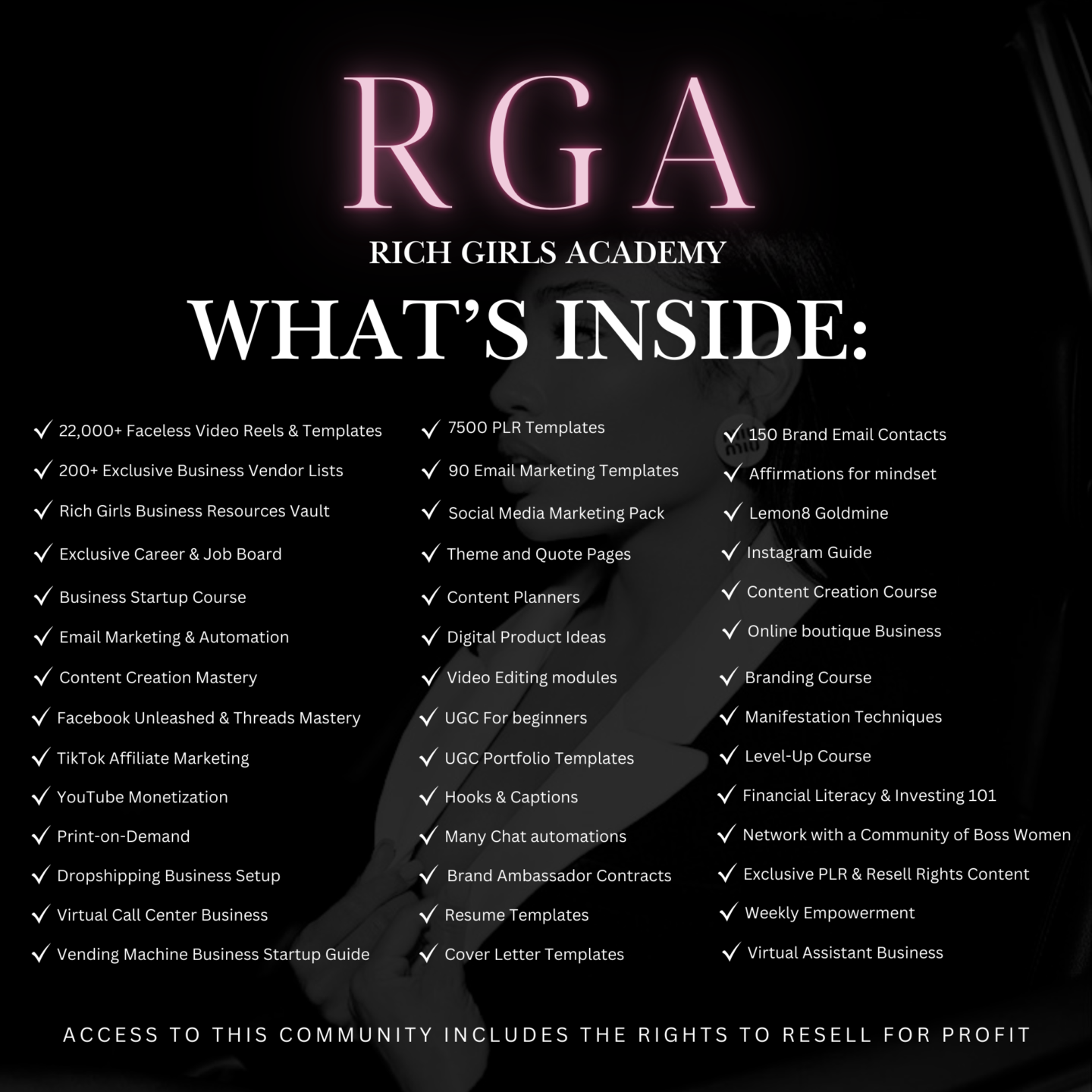 Rich Girls Academy (RGA - MRR)