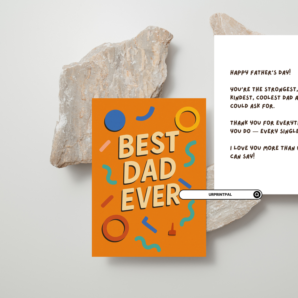 Father's Day Card, Father's Day Print, Happy Father's Day, Best Dad ...