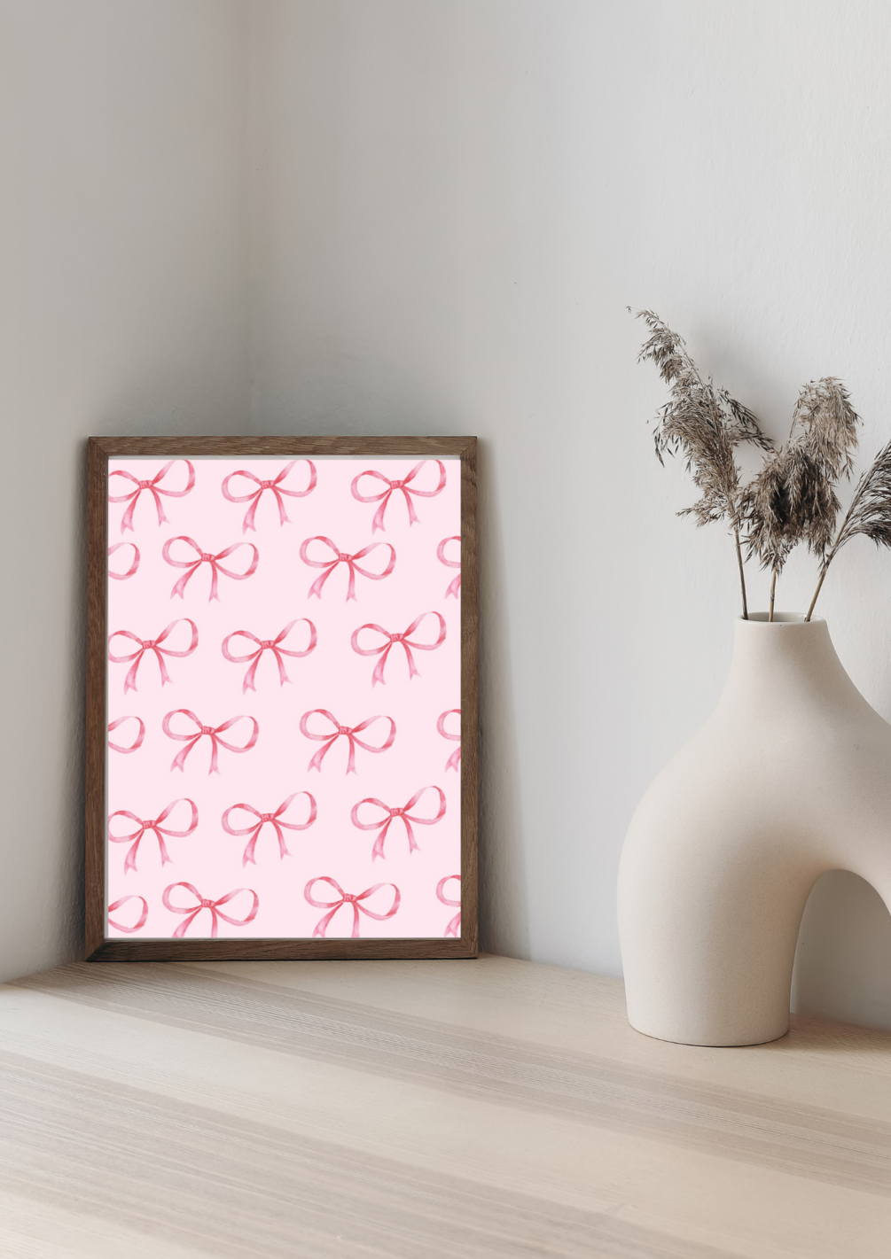 Coquette pink ribbons