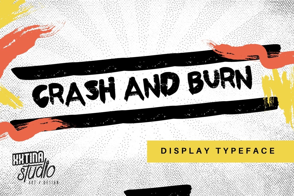 Crash and Burn Display Typeface