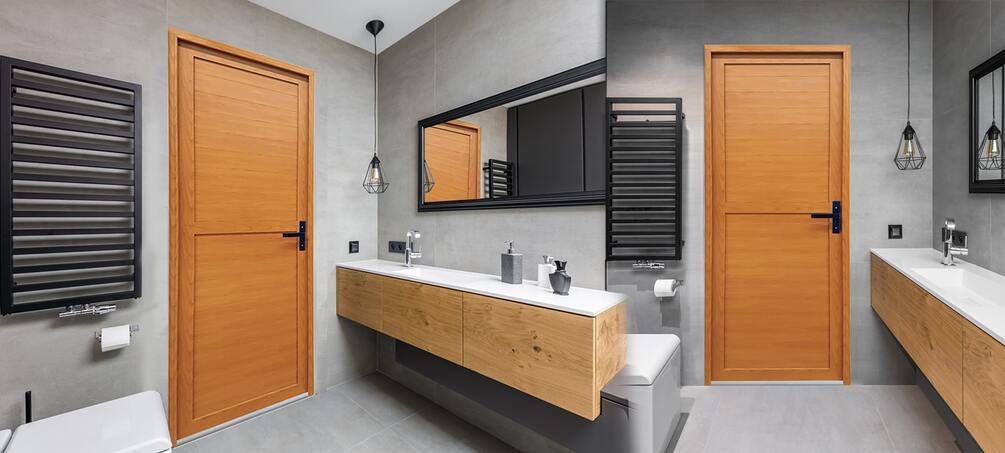 Transform Your Bathroom with Sleek and Modern Aluminium Doors