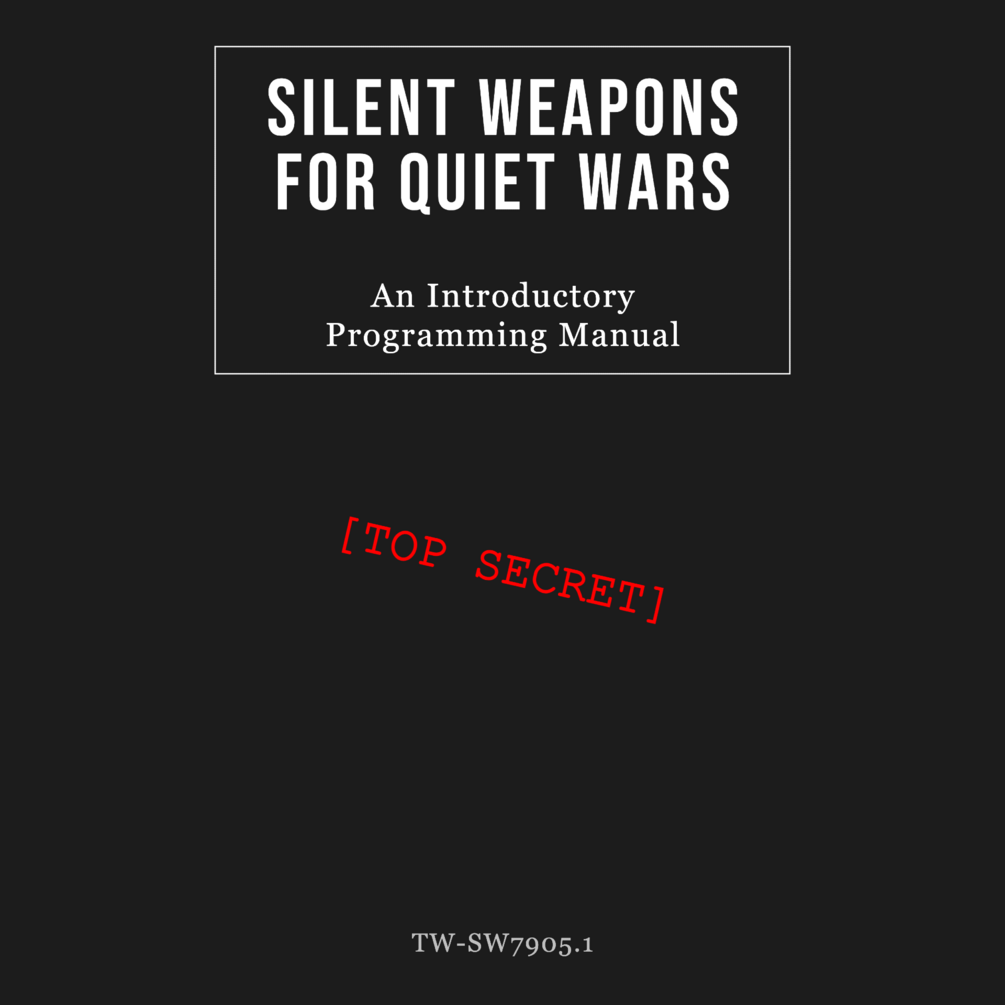 Silent Weapons for Quiet Wars Ebook PDF