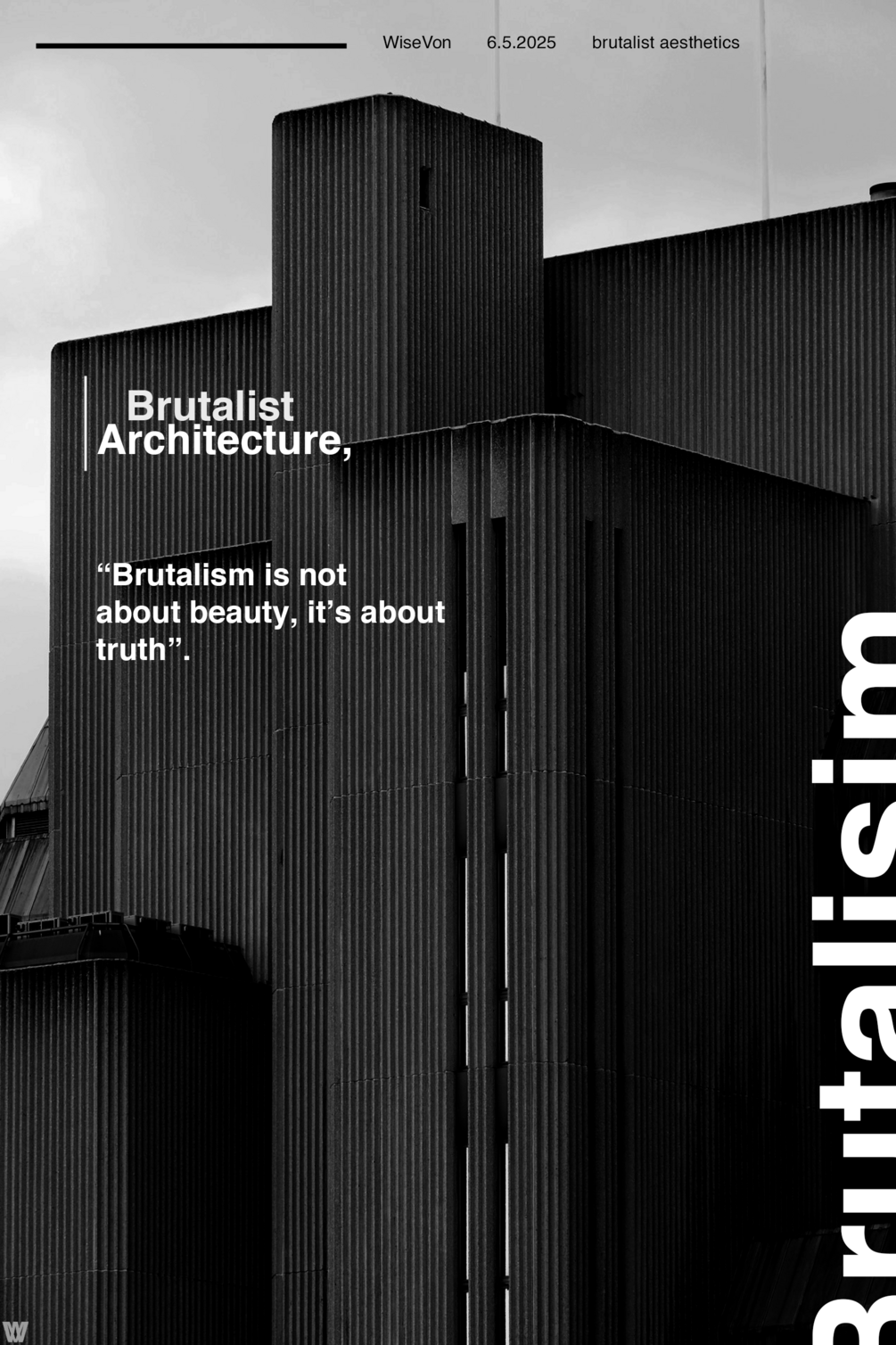 Brutalist Poster