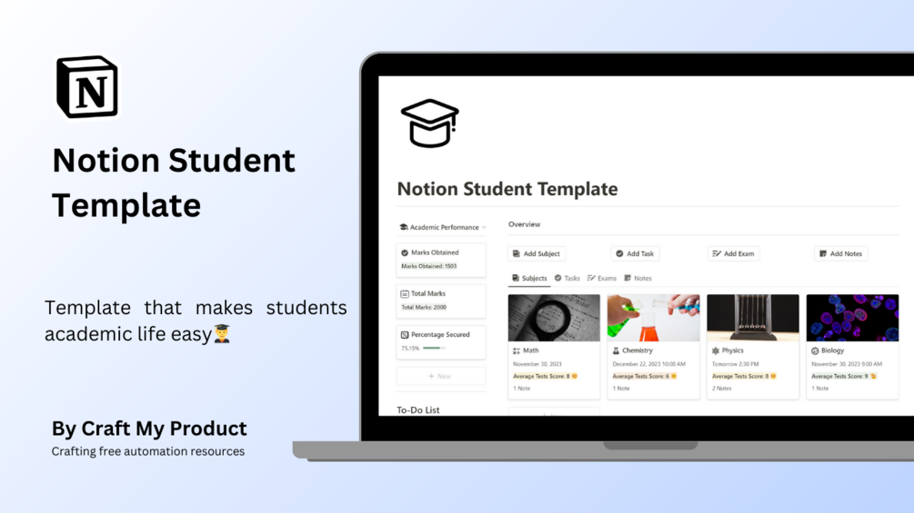 Notion Student Template