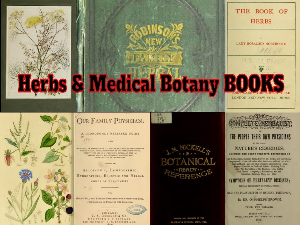 400+ Herbs & Medical Botany eBooks (Great Collection of Old Books)