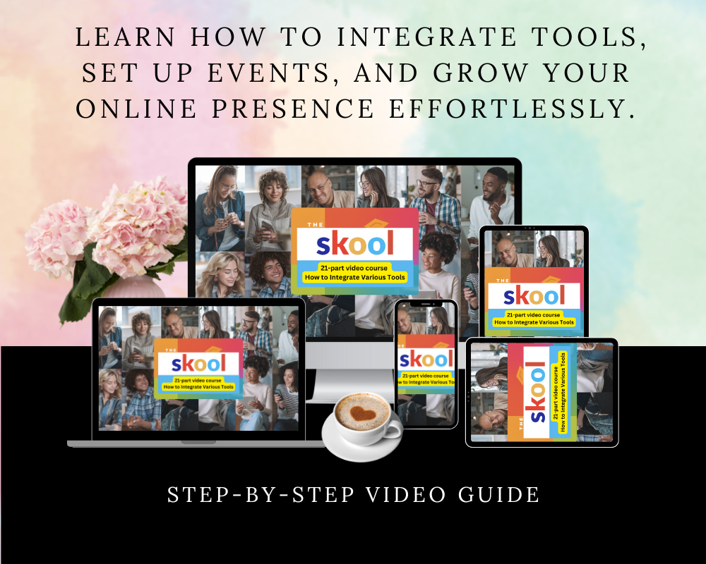 Scale and Grow with Skool – Video Series on “How to Integrate Tools, Set up Events and Grow.