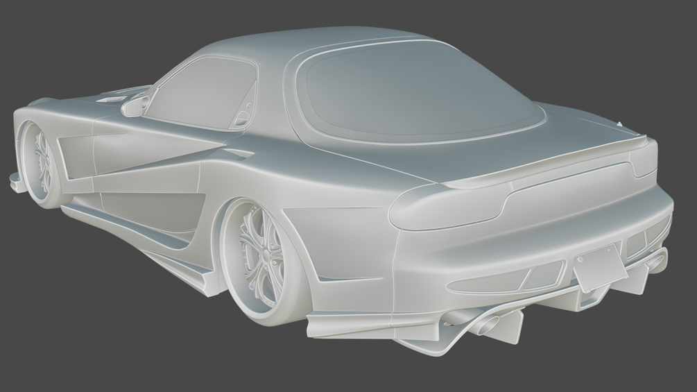 Mazda RX7 FD3S - Abflug Arde