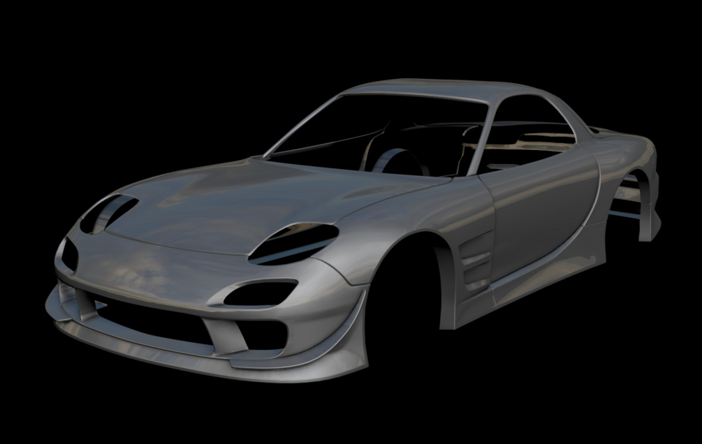 MAZDA RX-7 FD3S VERTEX RIDGE D1 BODYKIT