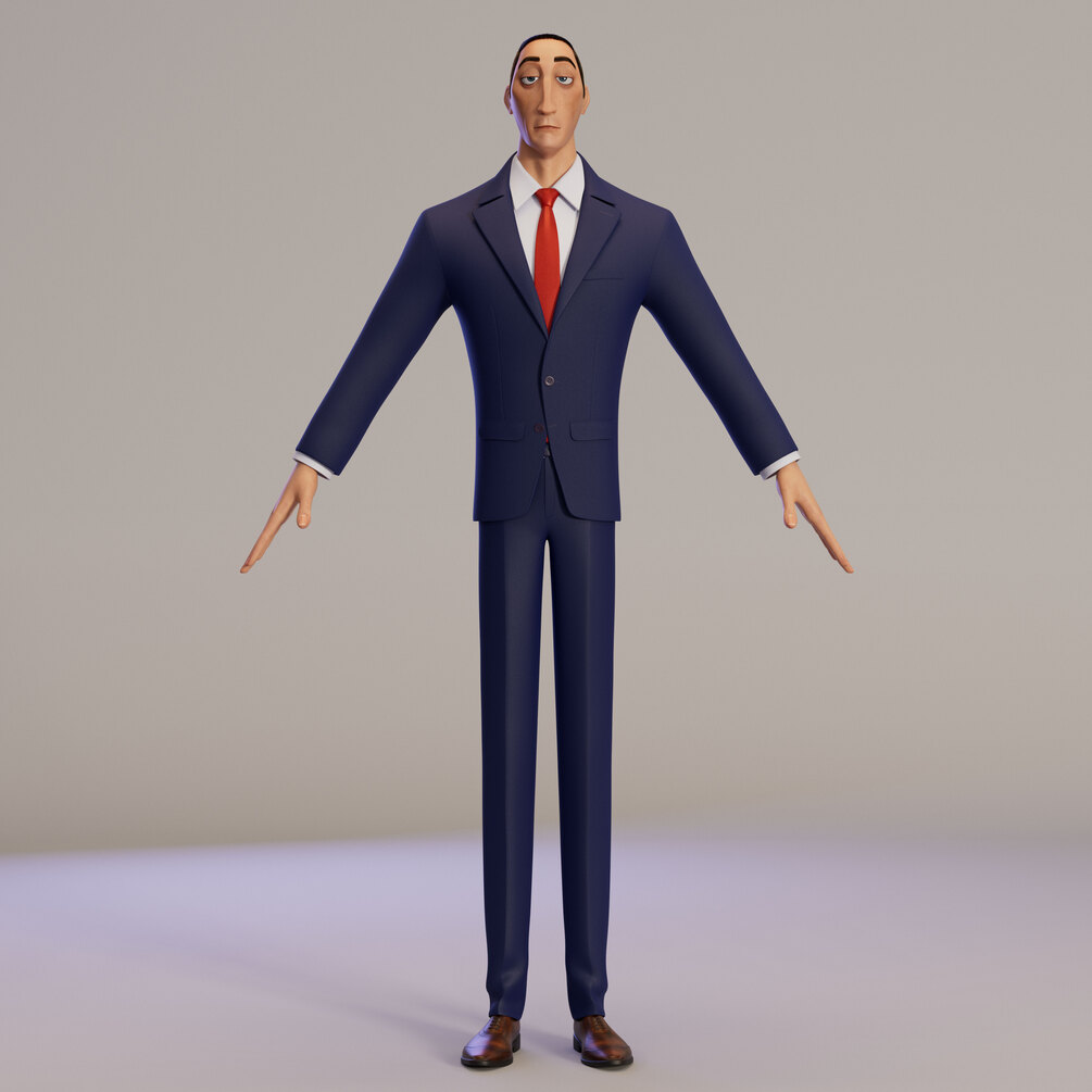 stylized character Victor