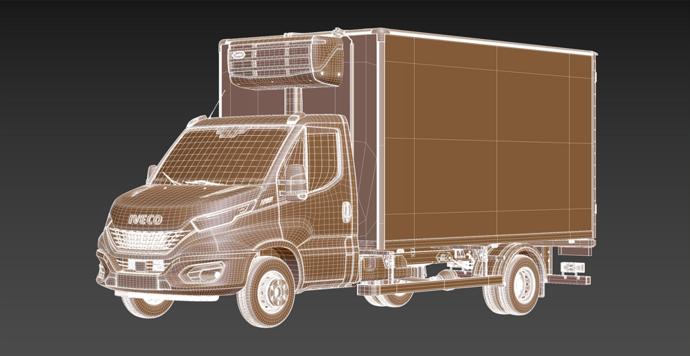 Iveco Dayli Refrigerated Rigid 2021 HQ interior
