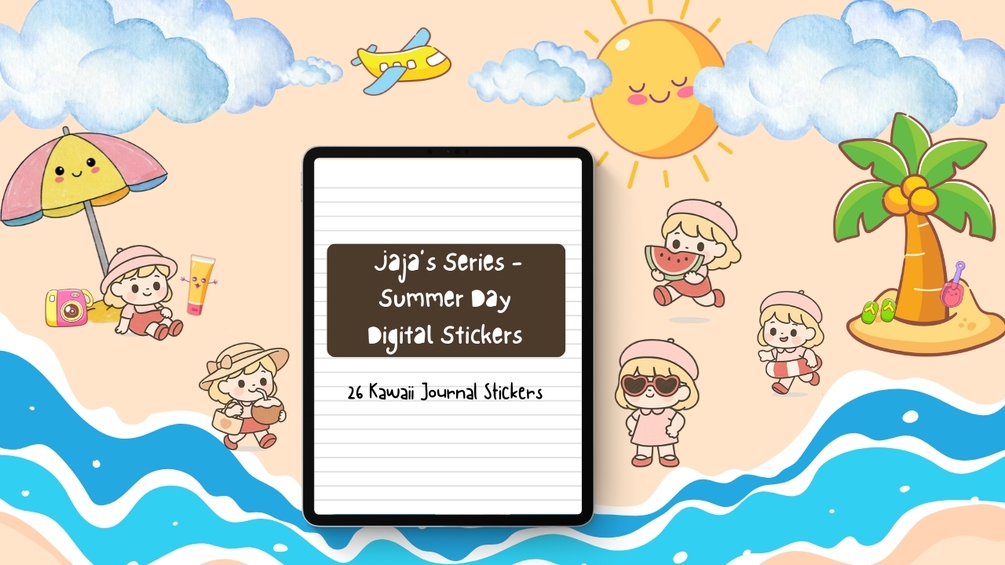 Jaja's Series - 26 Summer Day Digital Stickers