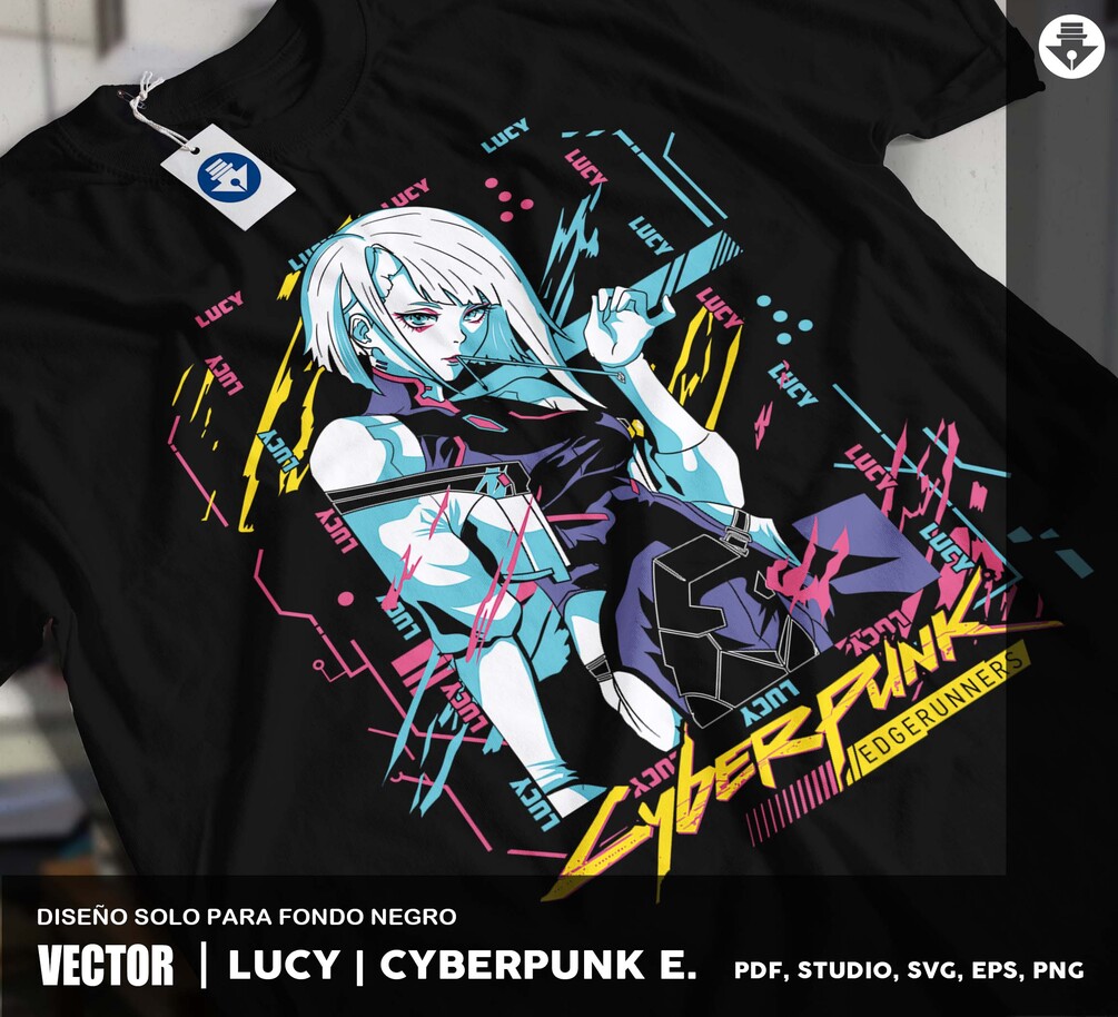Vector Lucy Cyberpunk Edgerunners